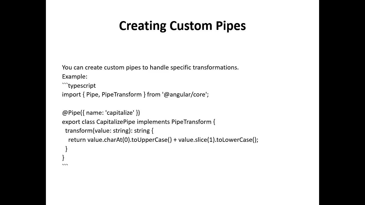 Mastering Angular Pipes: In-Depth Tutorial with Examples and Interview Questions - YouTube