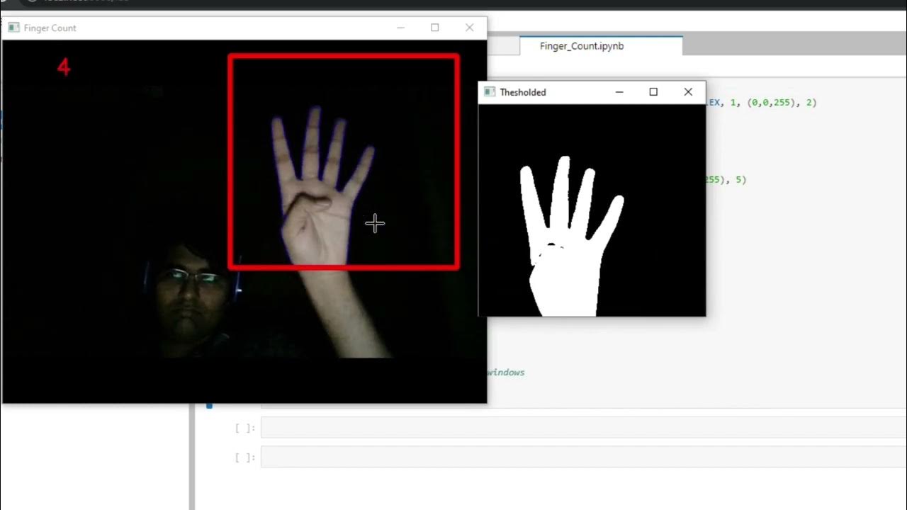 Finger Counter Using Opencv Python Youtube