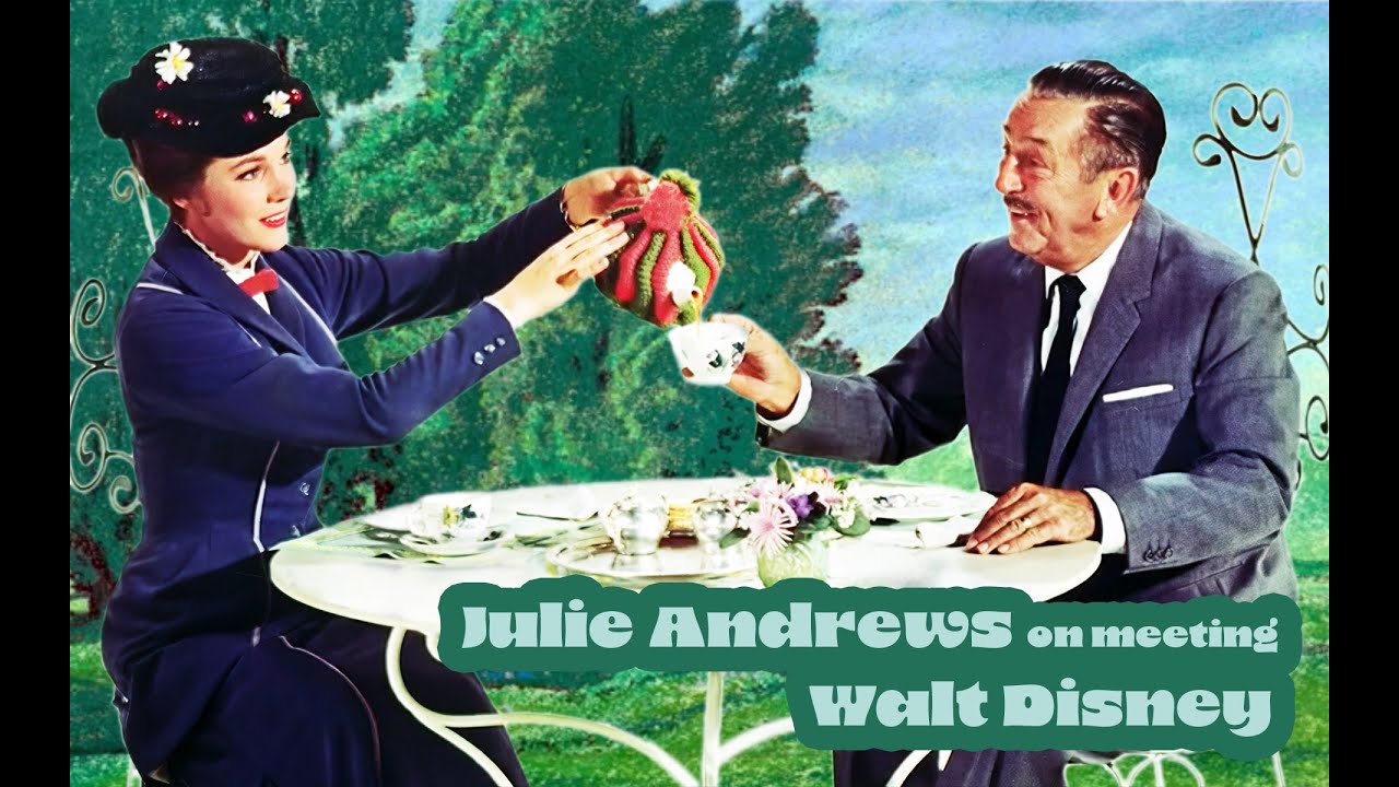 Julie Andrews Et Walt Disney