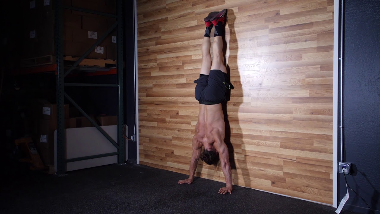 Wall Facing Handstand Hold - YouTube
