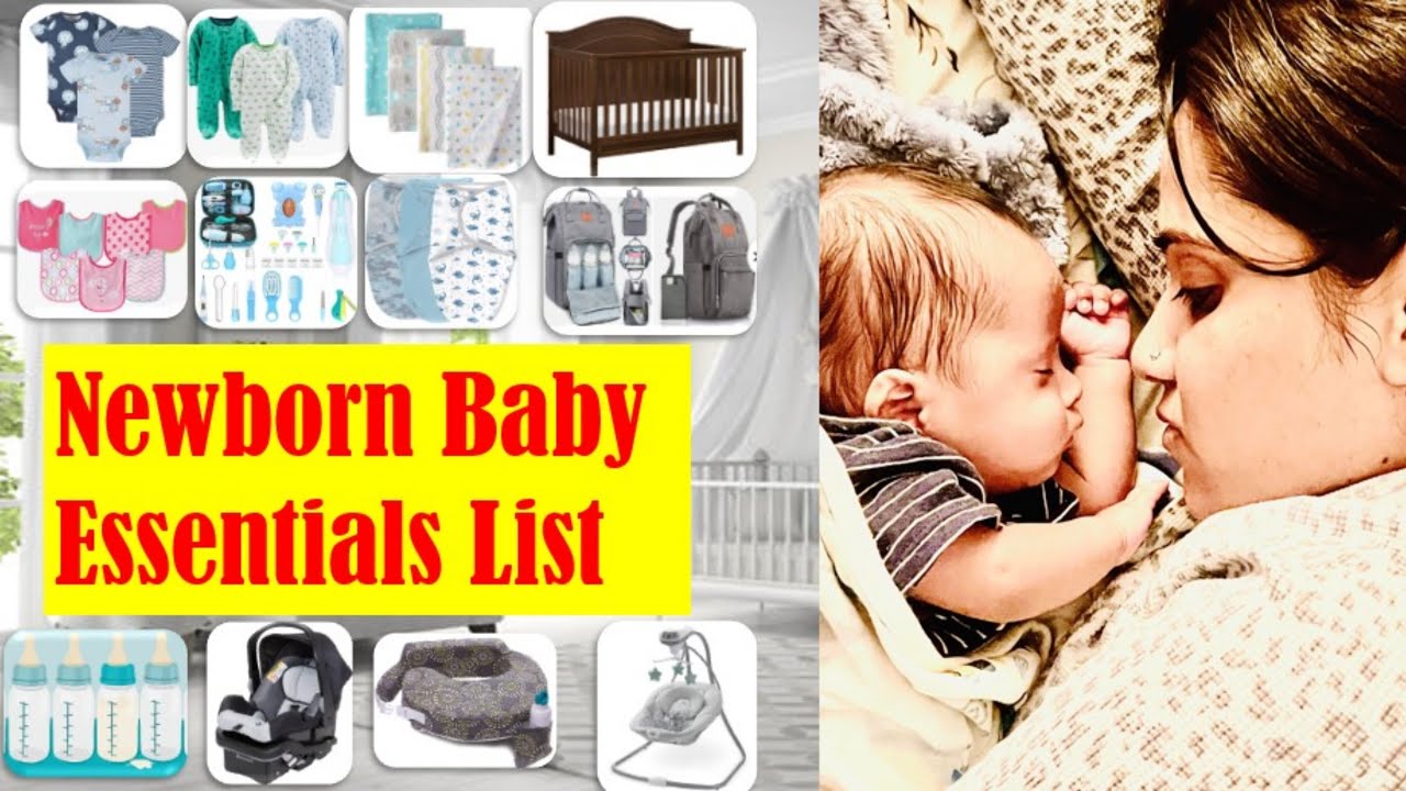 Newborn Baby Essentials Checklist | Newborn Essentials 2024 | Basic ...