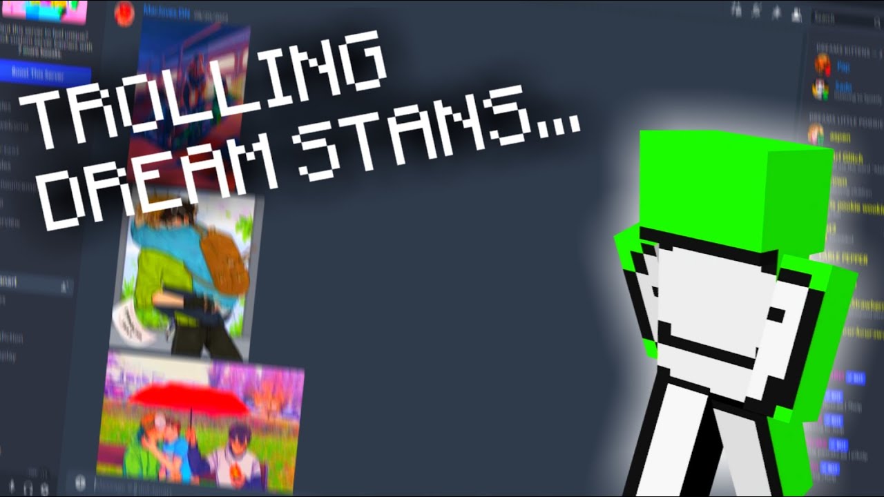 Trolling The Most Unholy Dream Stan Discord Servers (READ PINNED) - YouTube
