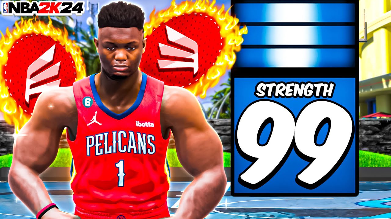 A 99 Strength Slasher Build is Absolutely INSANE | NBA 2K24 - YouTube