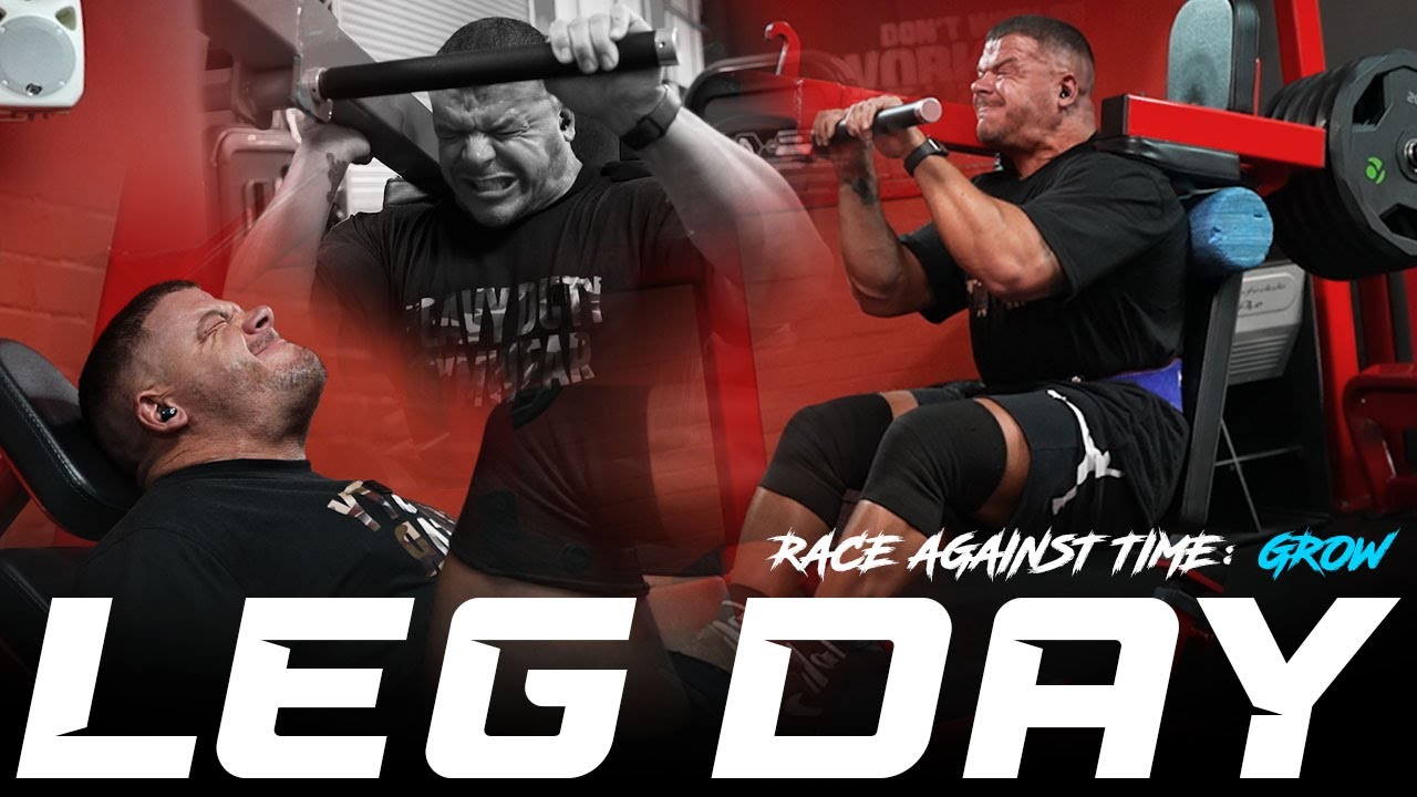 SAVAGE LEG DAY // // RACE AGAINST TIME: GROW // OFF-SEASON BODYBUILDING ...