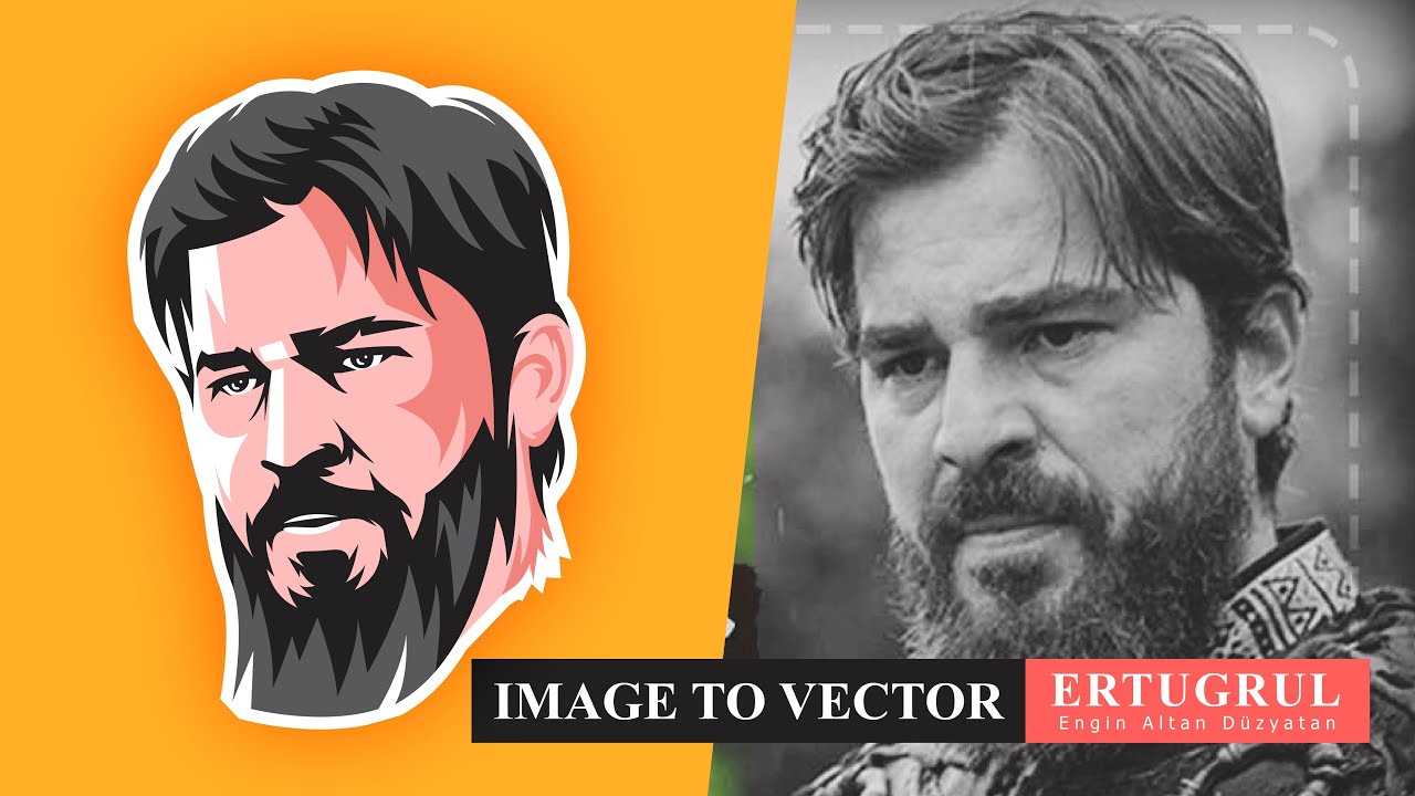 Illustrator Tutorials | Vector Portrait, Image to Vector, Engin Altan ...
