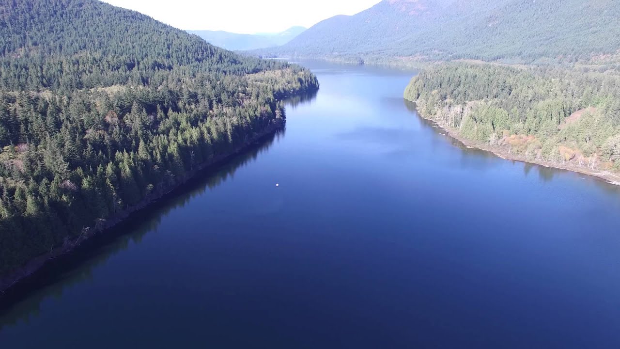 Inland Lake, Powell River, BC Phantom 3 Pro 4K - YouTube