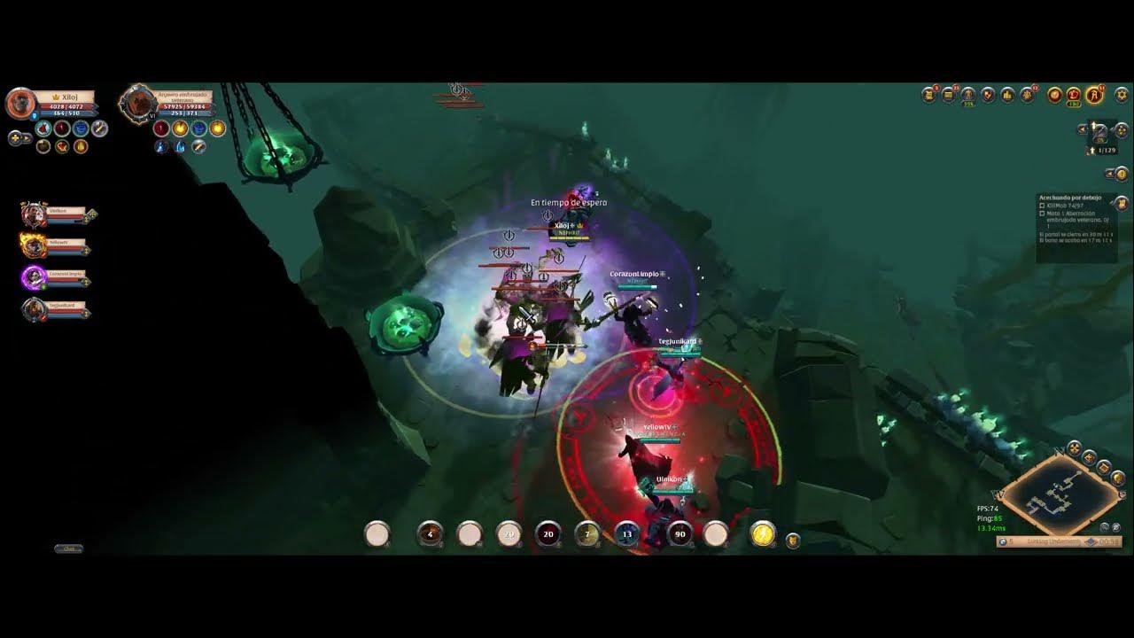 ALBION ONLINE | HCE | LURKING UNDERNEATH | TANK POV (BIG PULLS) - YouTube