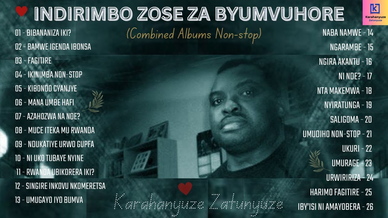 INDIRIMBO ZOSE ZA BYUMVUHORE | ALBUM ZOSE ZIHURIJWE HAMWE - YouTube