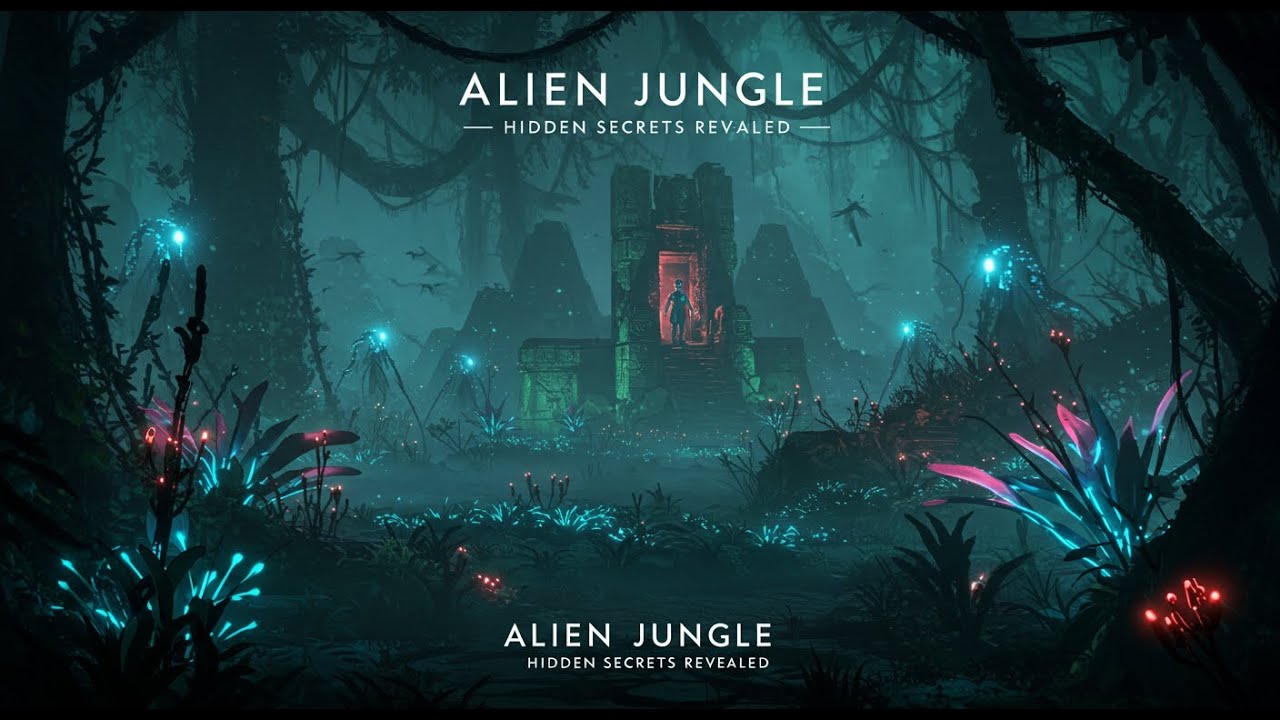 Alien Jungle Adventure 🌌 | Glowing Plants, Creatures & Hidden Secrets ...