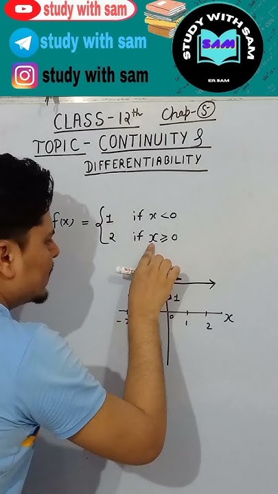 Continuity and Differentiability|| - YouTube