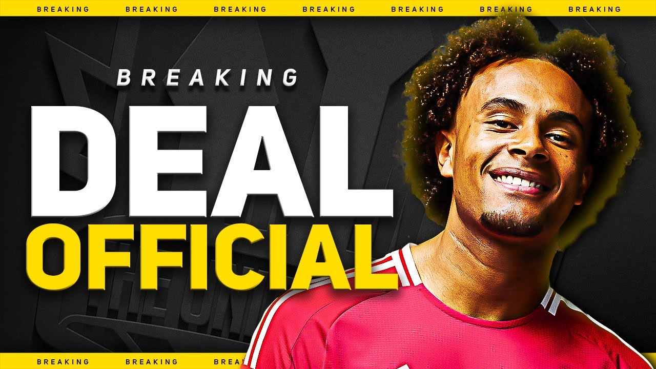 JOSHUA ZIRKZEE SIGNS FOR MANCHESTER UNITED! - YouTube