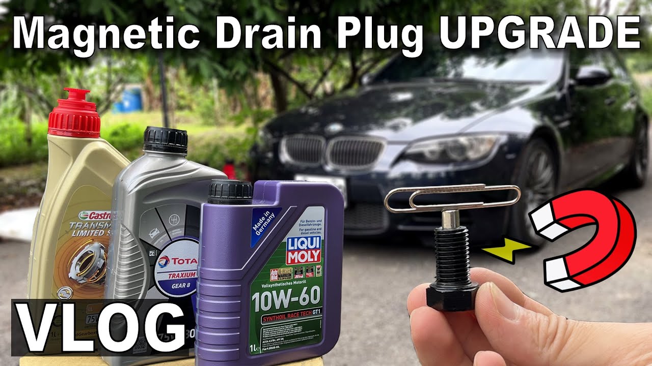 ECS Tuning Magnetic Oil Drain Plug Upgrade For BMW E90 M3 (Cats alert ...