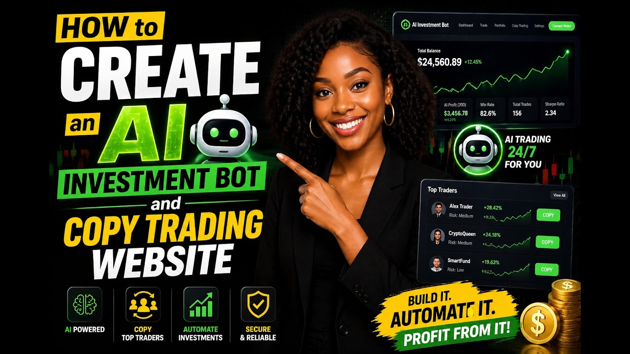 HOW to CREATE an Ai INVESTEMENT BOT and COPY TRADING WEBSITE - YouTube