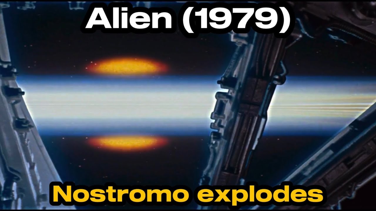 Alien (1979) Nostromo explodes - YouTube
