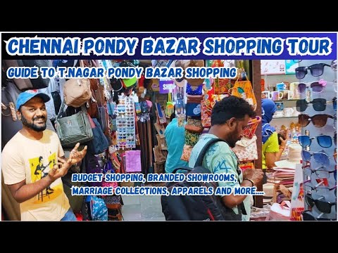 Pondy Bazaar Shopping Vlog | T.Nagar Shopping Vlog | #pondybazaar # ...
