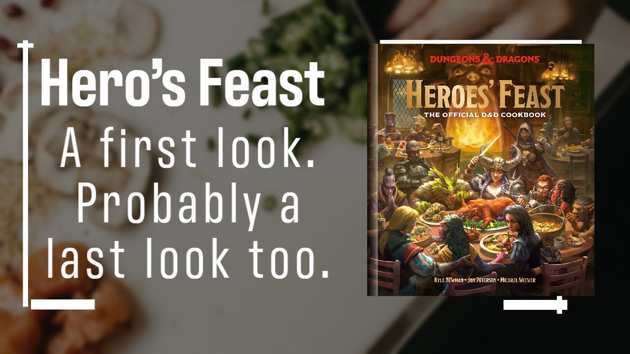 RPG REVIEW: Heroe’s Feast a D&D Cookbook - YouTube