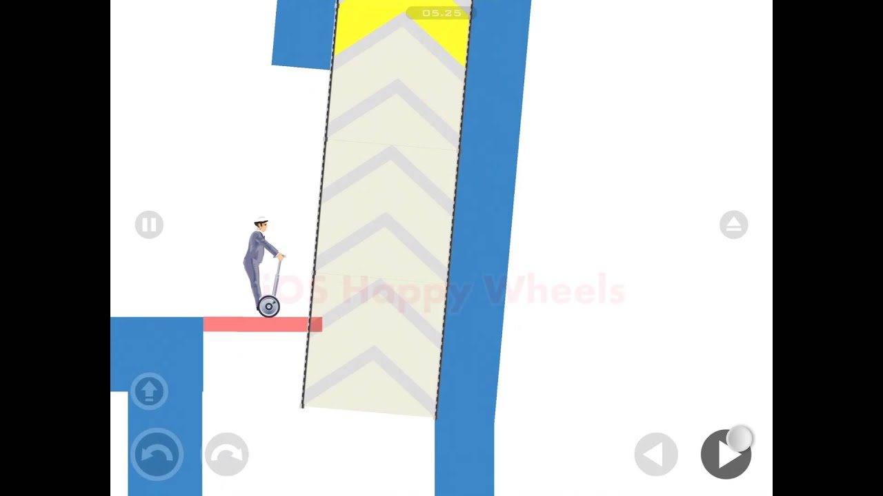 Happy Wheels iOS Obstacle Course Walkthrough - YouTube