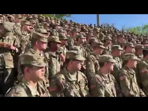 Soldiers sing reckless love! - YouTube