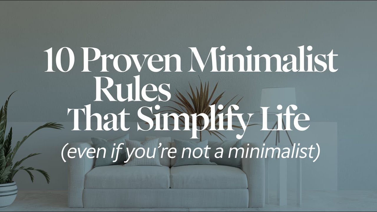 10 Proven Minimalist Rules That Simplify Life Even If You’re Not a ...