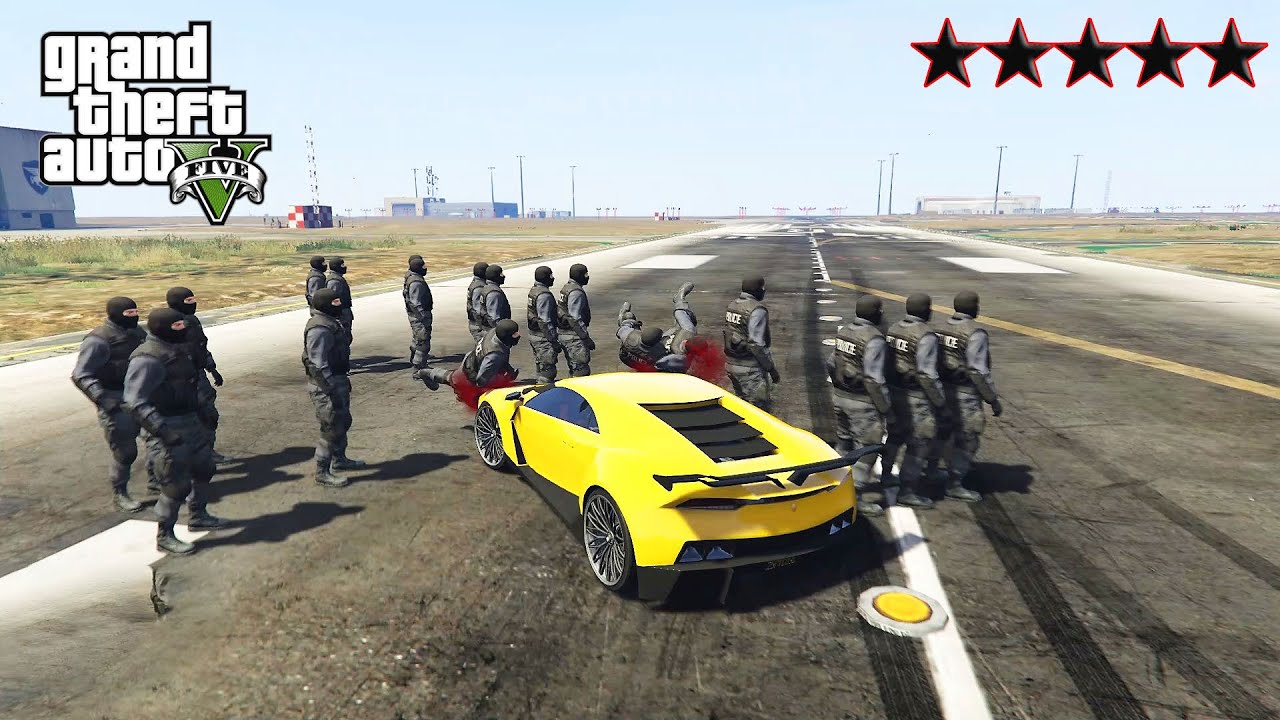 GTA 5 - BEST CAR + POLICE CHASE (REAPER) - YouTube
