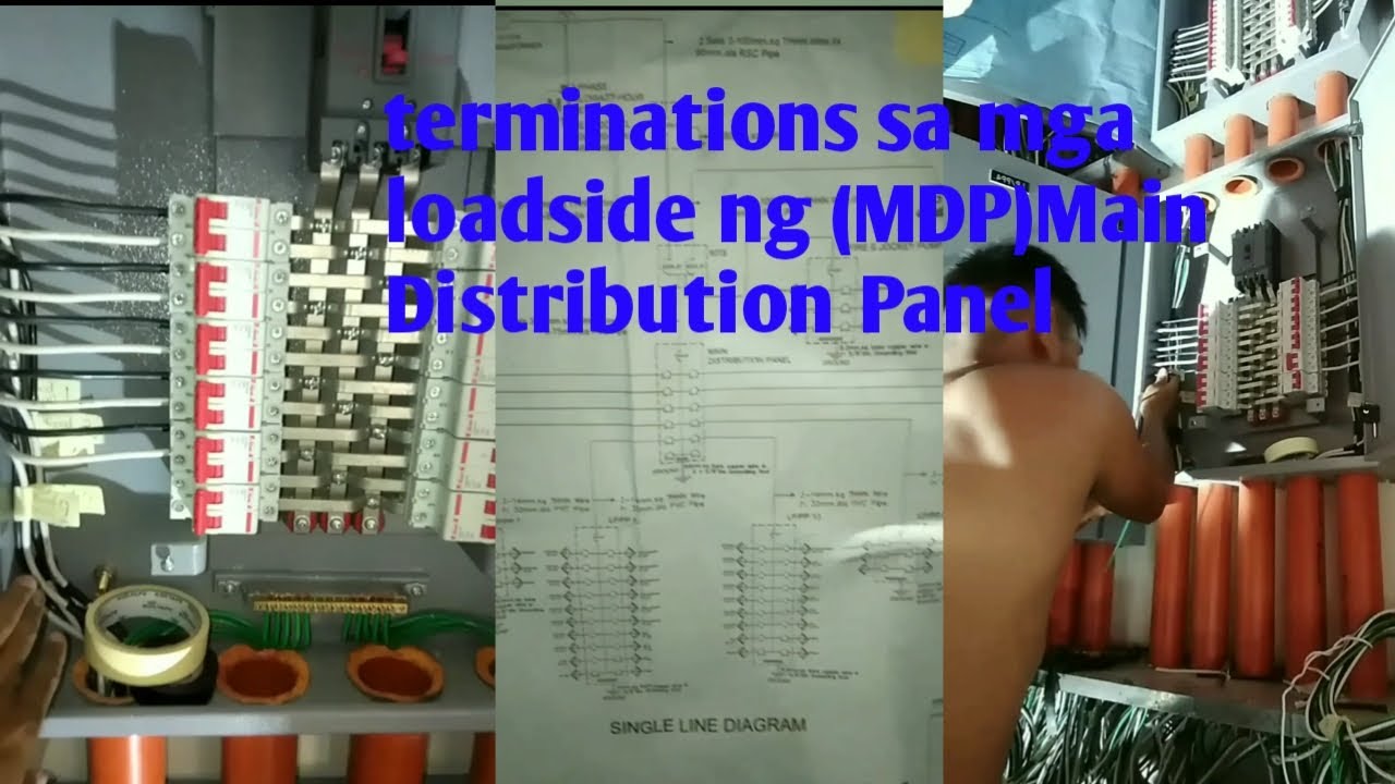 Terminations sa mga loadside ng ( MDP) Main Distribution Panel - YouTube