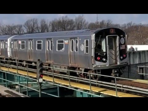 R143 J Train Departing 104th st - YouTube