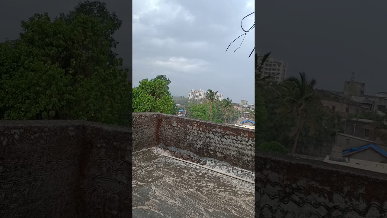 First rain in vapi gujrat - YouTube