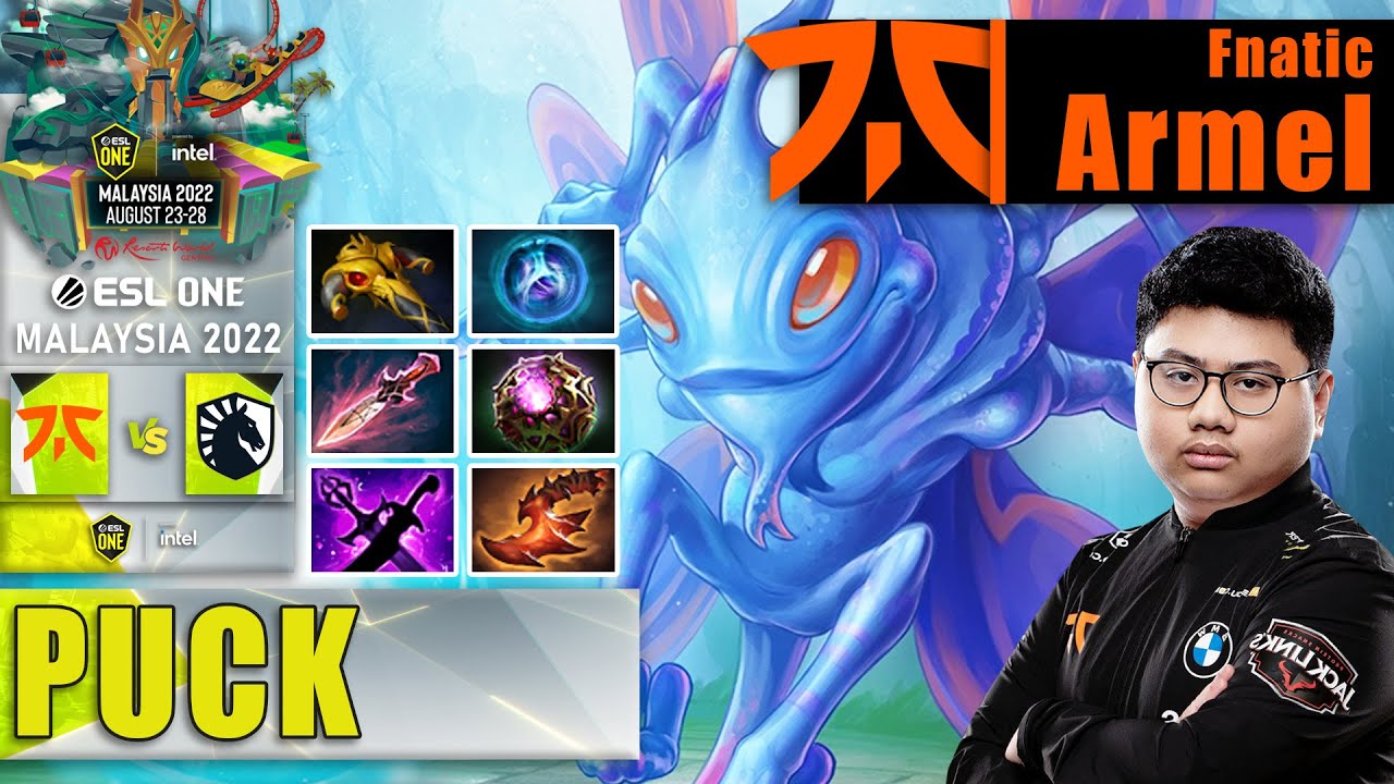 FNATIC vs LIQUID | ARMEL PUCK MID LANE BULLY 16 KILLS | ESL ONE ...