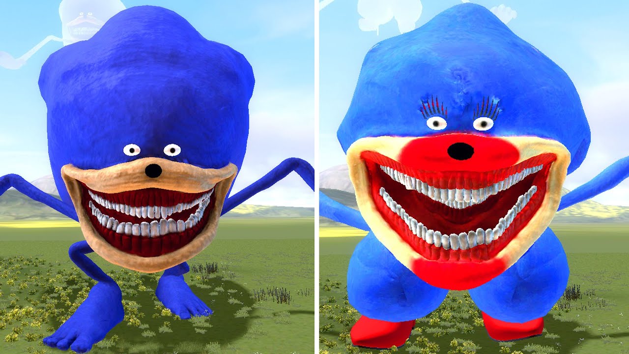 New Shin Sonic Woman Love Story with Tapes Sonic in Garry's Mod! - YouTube