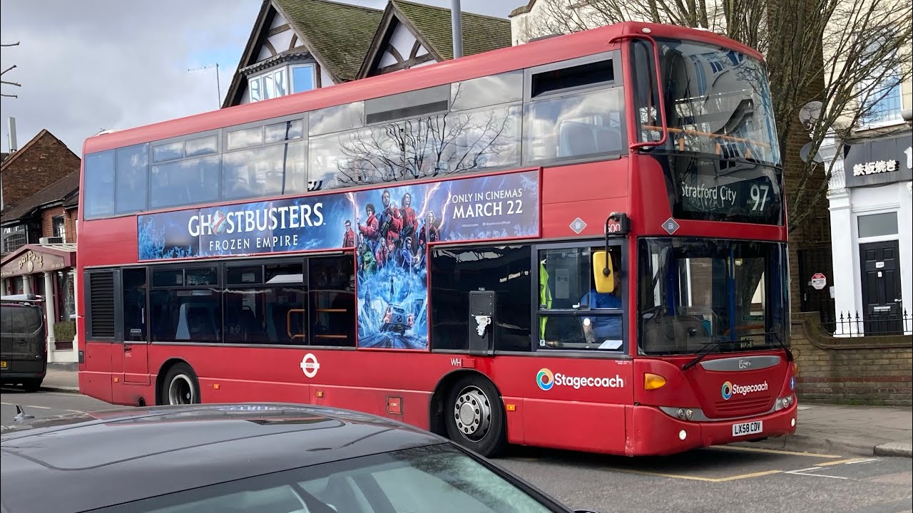 TFL 97 清福德站 ️斯特拉特福市 🚌LX58 CDV/15001 (已退役 Retired 😥/夜に駆ける） - YouTube