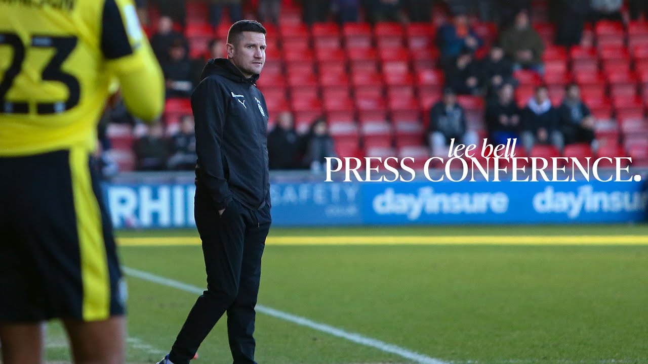 25/26 PRESS CONFERENCE | Lee Bell's Preview Of Barrow AFC - YouTube