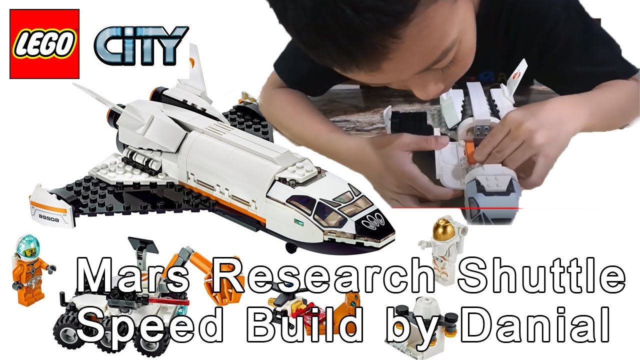 Lego City 60226 Mars Research Shuttle Speed Build by 7 years old Danial ...