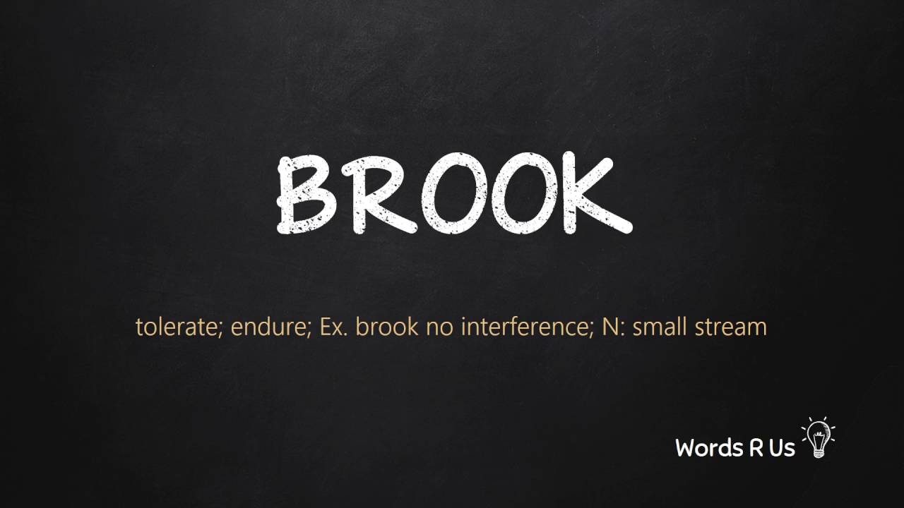 How to Pronounce BROOK in American English - YouTube
