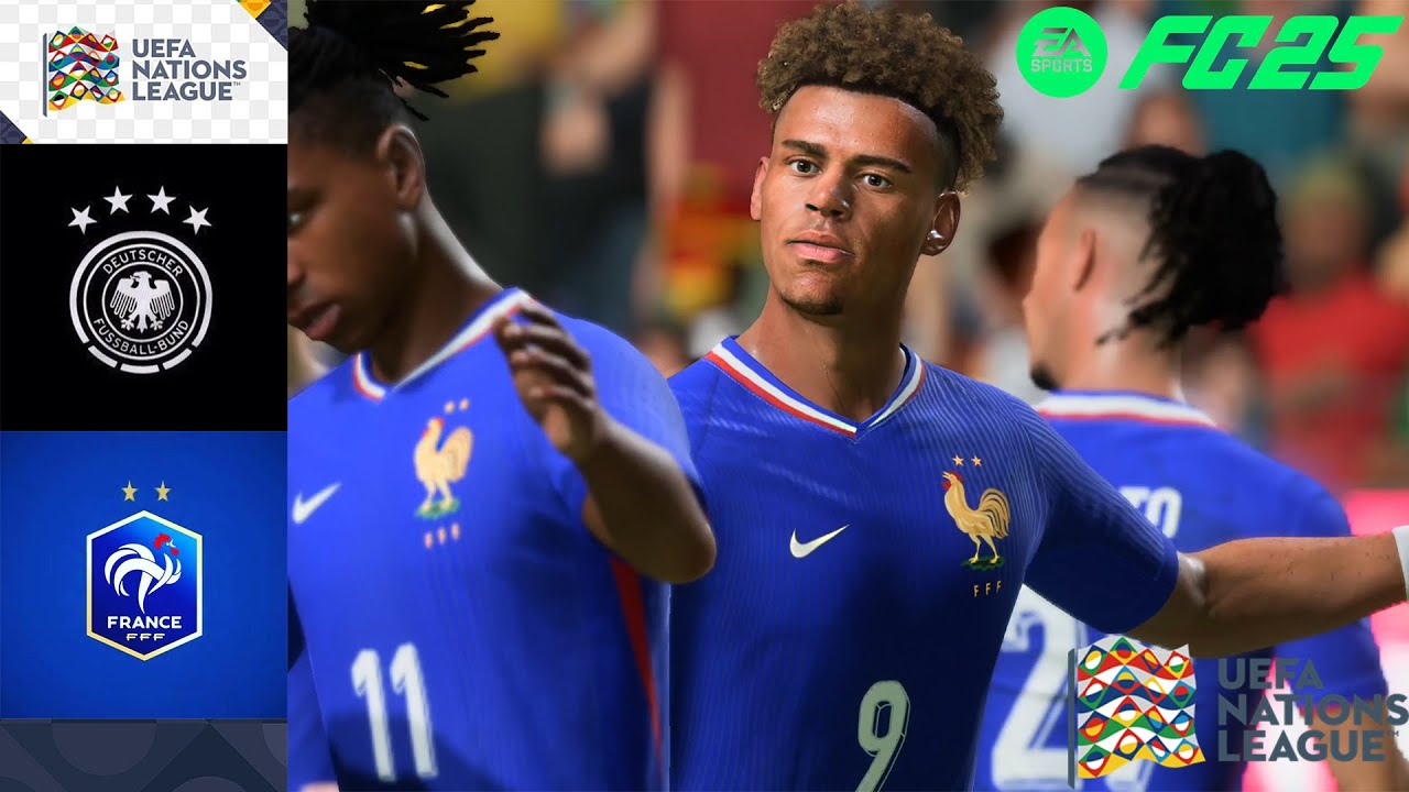 FC 25 - Germany VS Francel | UEFA Nations League | Full Match - YouTube