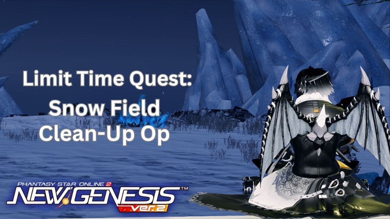 [PSO2:NGS] LTQ: Snow Field Clean-Up Op - YouTube