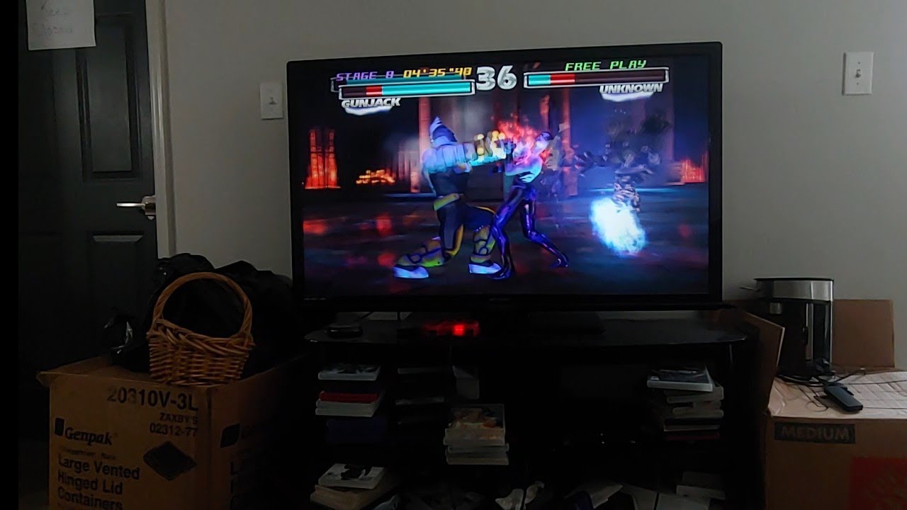 Tekken Tag Tournament Hd Gun Jack Gattling rush on Unknown Ryona - YouTube