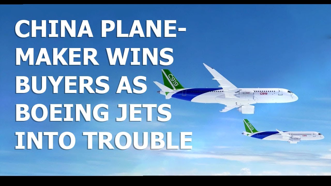 Sold! Airlines buy China-made planes, as Boeing struggles - YouTube