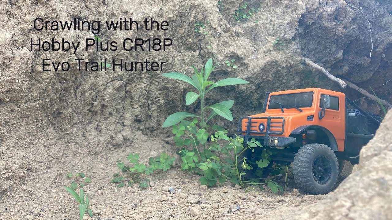 Crawling with the Hobby Plus CR18P Evo Trail Hunter - YouTube
