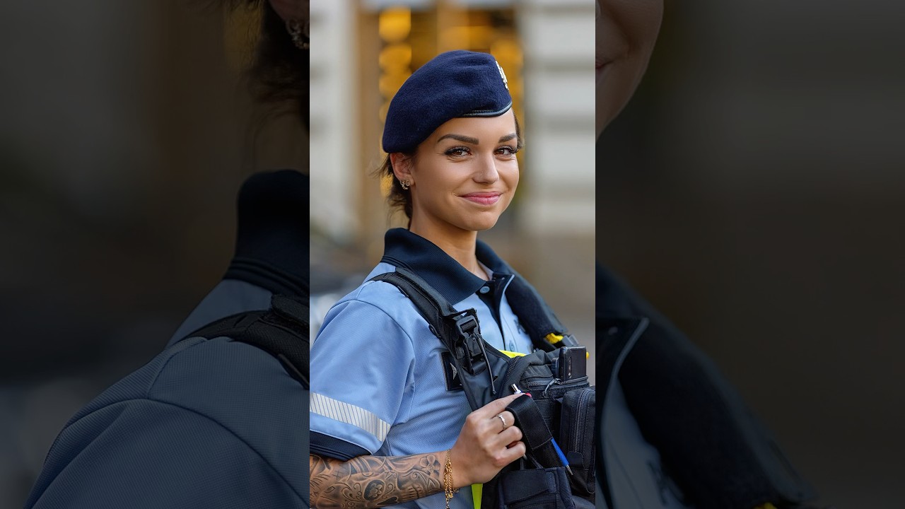 Meet a beautiful Czech female police officer and make her smile. ️# ...