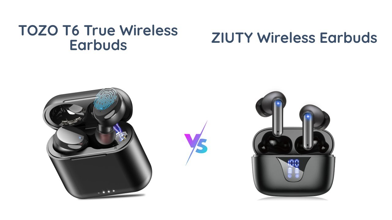 TOZO T6 vs ZIUTY Wireless Earbuds: Which is Best for You? - YouTube