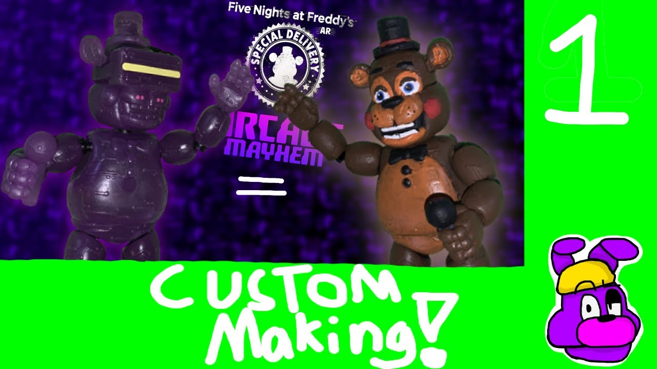 Toy Freddy Custom Action Figure! - CUSTOM MAKING-1 - YouTube
