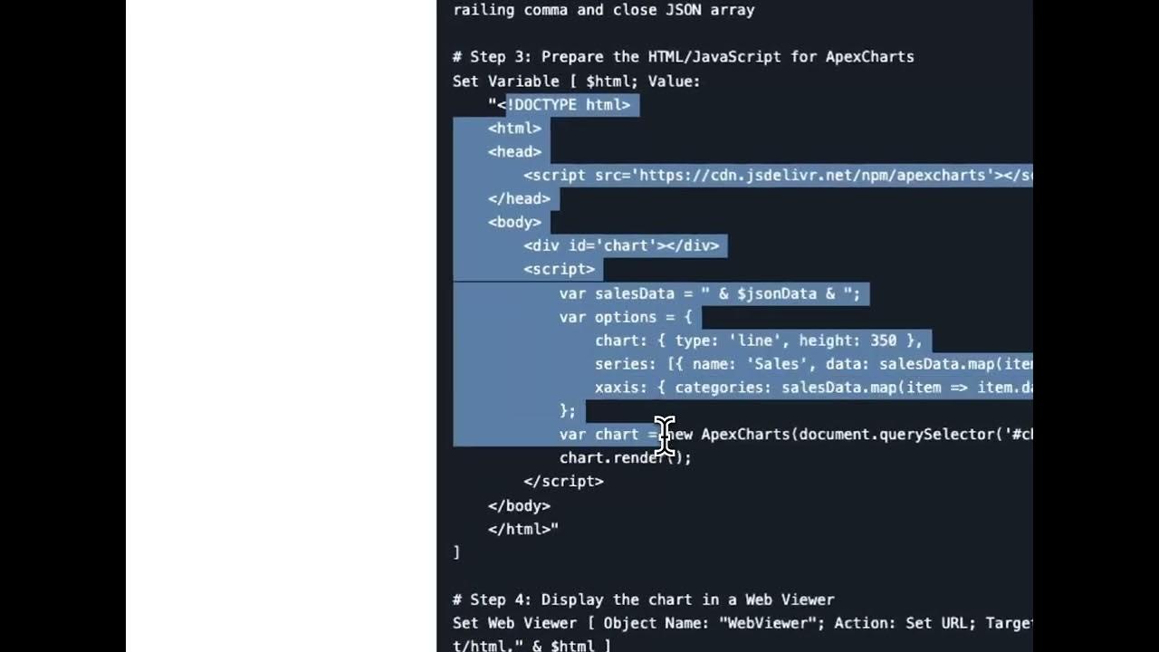 ApexCharts in FileMaker Webviewer written by DeepSeek Ai - YouTube