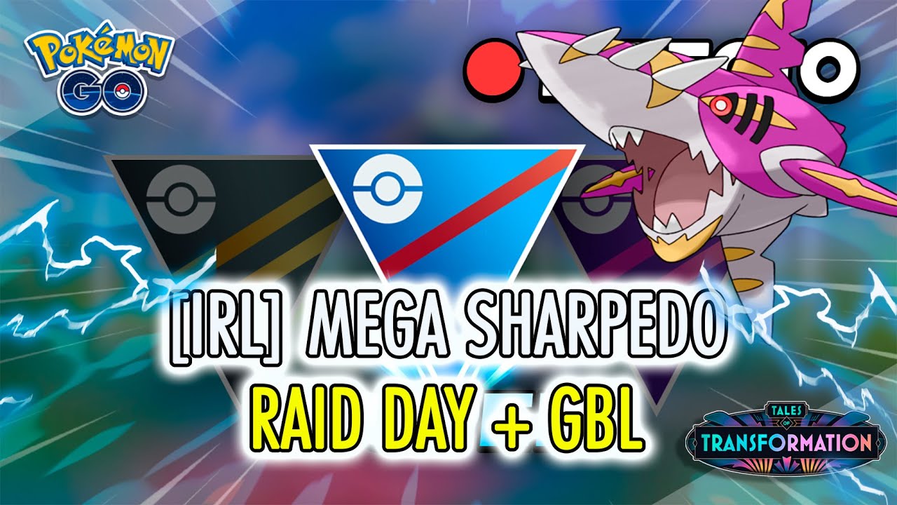 [DIRECTO] 🔵[IRL] MEGA SHARPEDO COSPLAY🔵RAID DAY + GBL 🔵 !nihabit ...