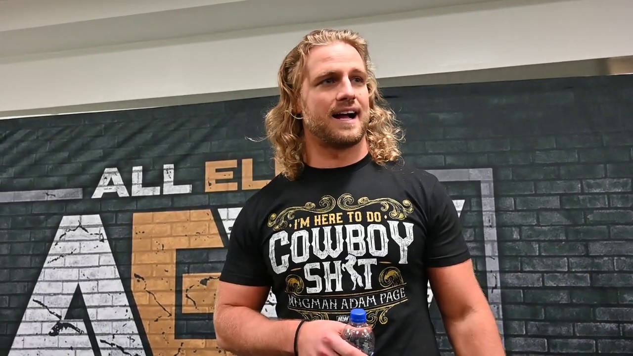 AEW Full Gear 2019 Media Scrum | Adam Hangman Page Interview - YouTube