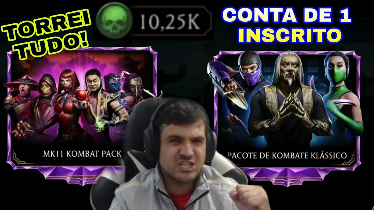 Gastando 10 Mil Almas nos Pacotes MK11 e Clássico na Conta de um ...