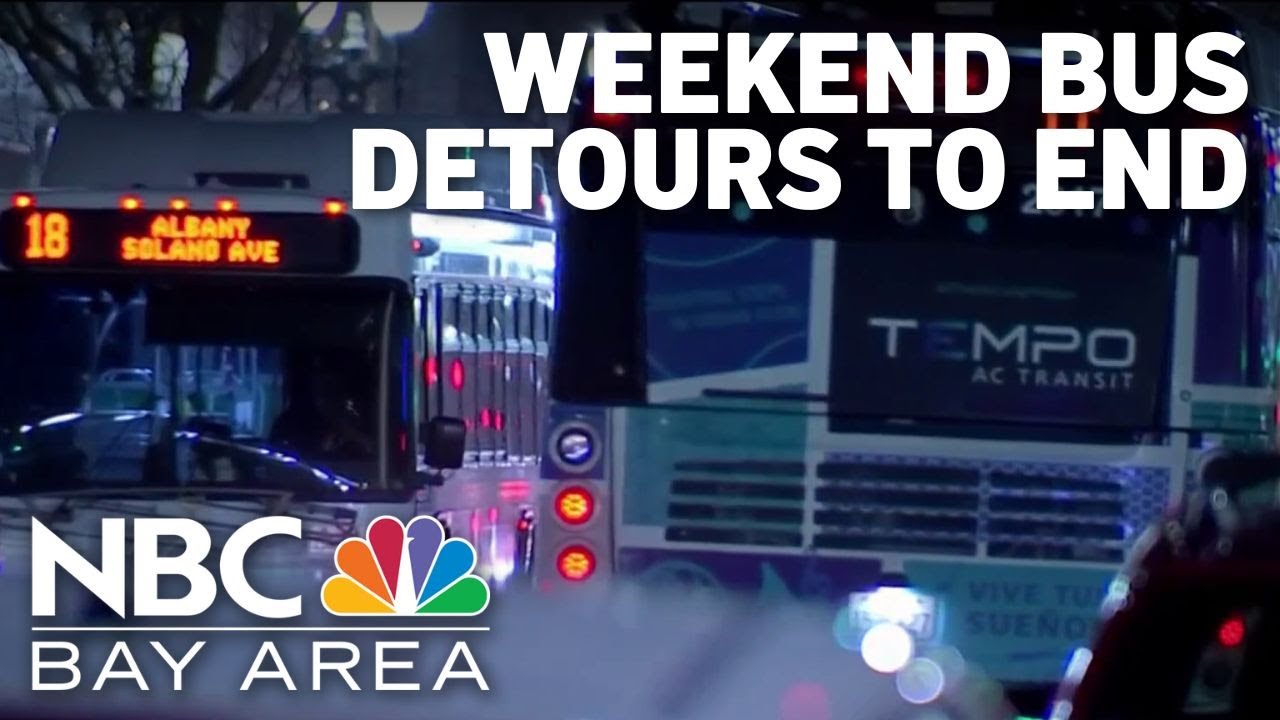 AC Transit to end weekend bus detours in downtown Oakland - YouTube