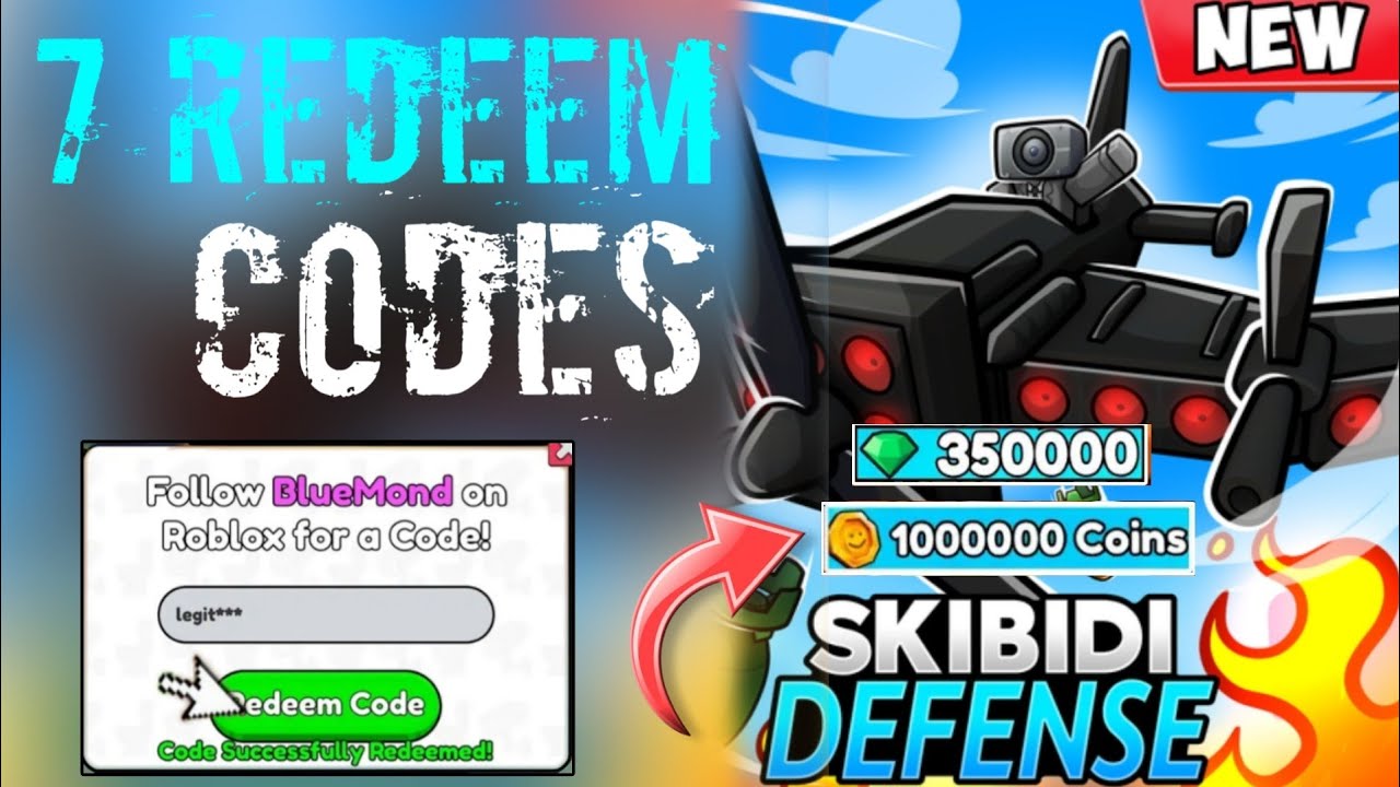 {ALL} NEW WORKING CODES - SKIBIDI TOWER DEFENSE CODES 2024 - SKIBIDI ...