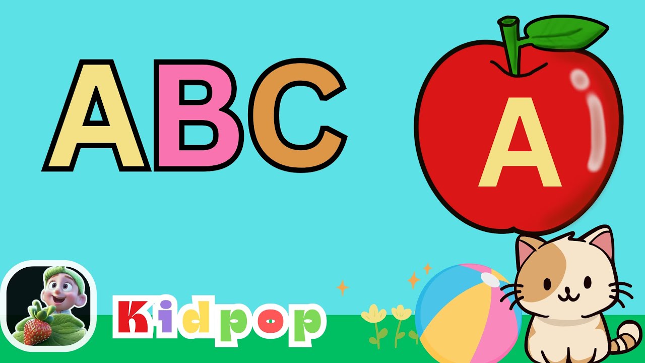 ABC Song with kidpop poems | ABC nursery rhymes for kids - YouTube
