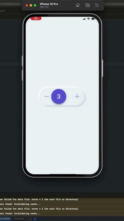 Swiftui Tutorial Fluidstepperbutton Shorts Swiftui Swiftui Swiftuitutorial Fluidstepper 