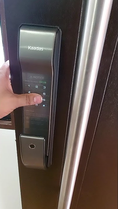 Kaadas k9 Digital Door Lock - YouTube